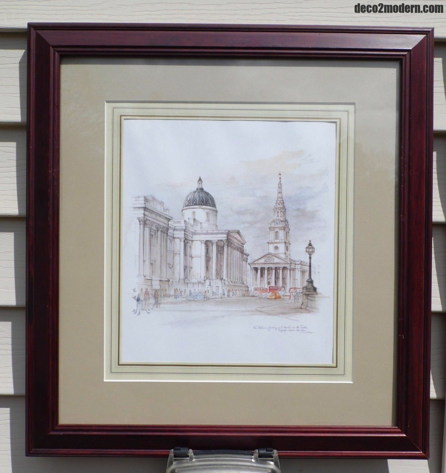 Vintage Pair Mads Stage Framed Prints London England Westminster ...