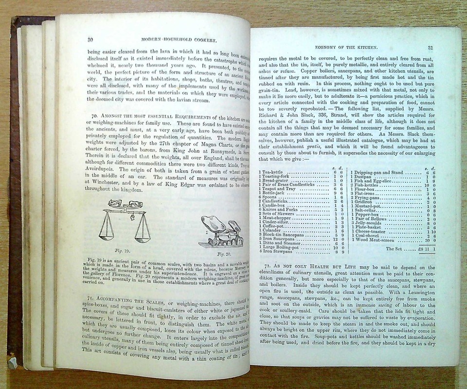Beeton, Mrs Isabella THE BOOK OF HOUSEHOLD MANAGEMENT 1864 Hardback ...