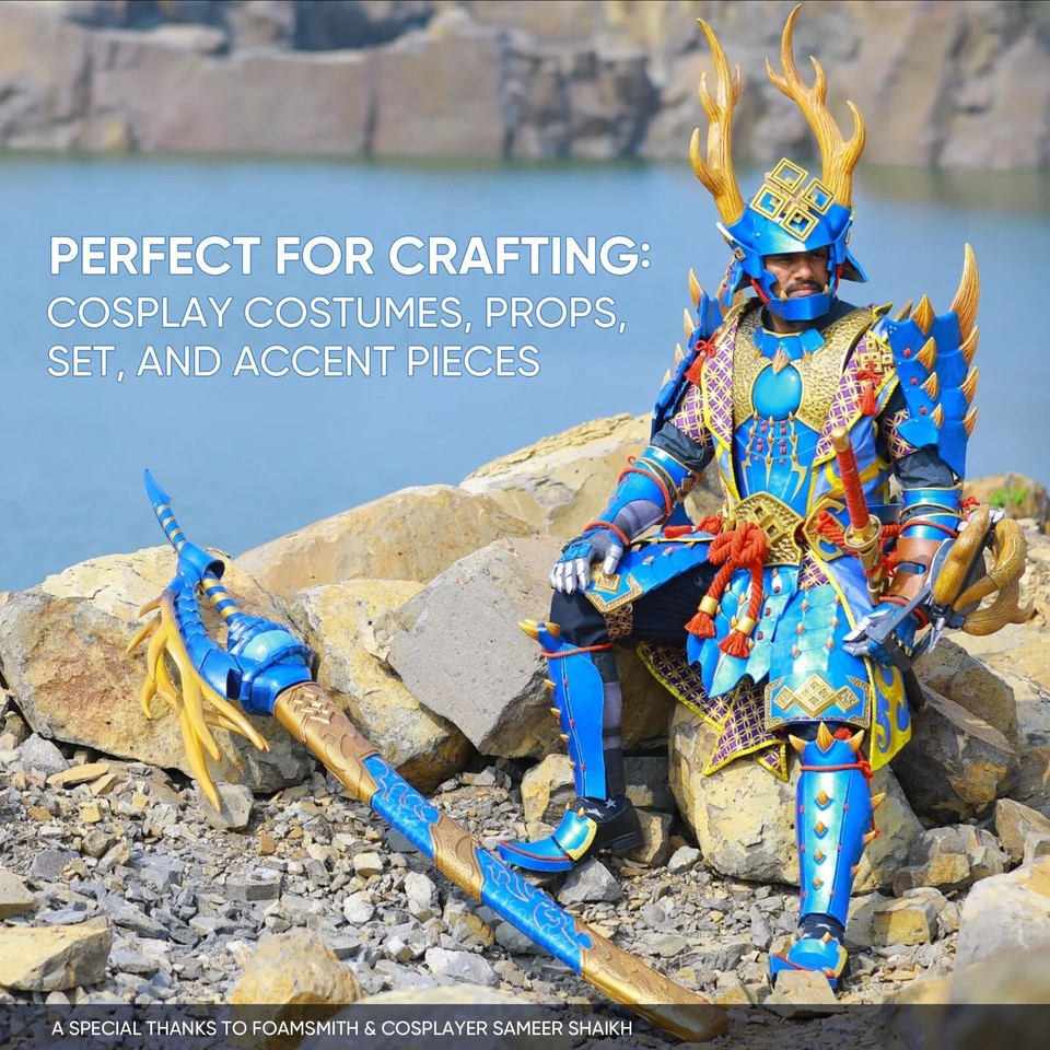 FOAM FORGE Ultra High Density EVA Foam Blocks - Perfect for thick ...