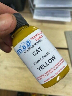 Caterpillar Yellow Touch Up Paint 30ML CAT Machinery Plant Digger ...