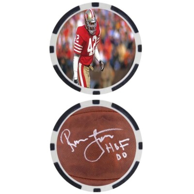 Ronnie Lott SIGNED Poker Chip - Top 100 NFL Football Player | eBay