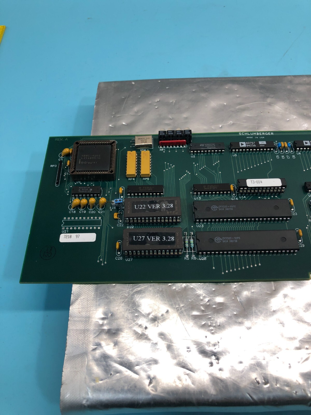 SCHLUMBERGER A3011514000 PCA SERVO CONTROLLER DUAL AXIS PCB BOARD ...