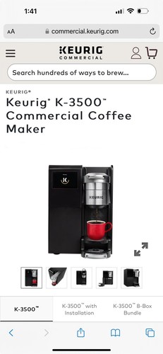 Keurig K-3500 Coffee Maker - Black for sale online | eBay