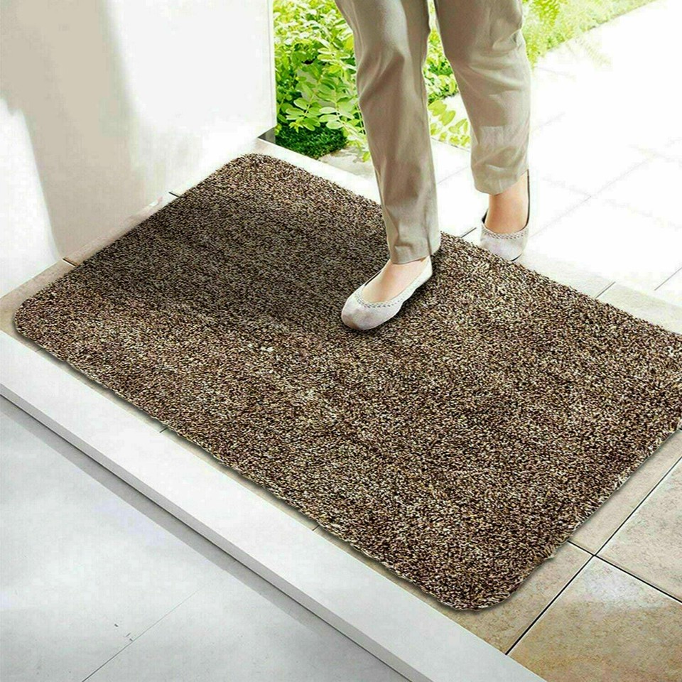 Super Absorbent Doormat Magic Step Door Mat Microfibre Washable Indoor ...