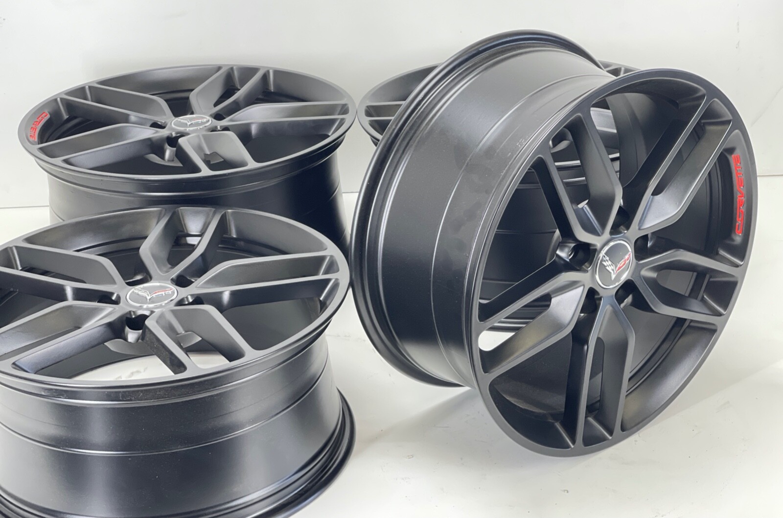 19" 20" CHEVY CORVETTE STINGRAY C4-C7 FACTORY STOCKFITS 5X120 BLACK ...