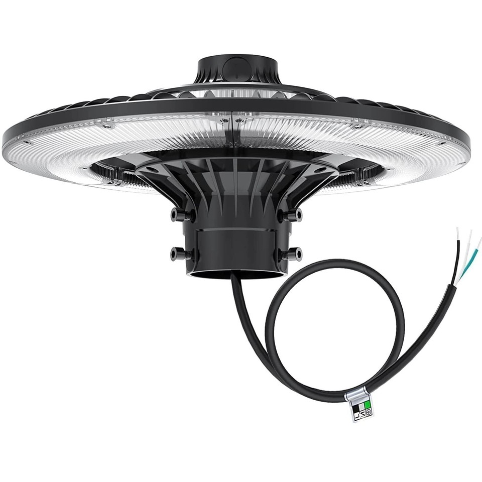 LED Post Top Light 150W with Photocell Outdoor Circular Area Pole Light ...