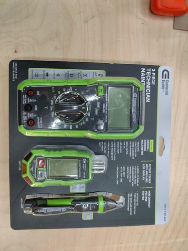 Commercial Electric 3piece, 600V Digital Multimeter outlet tester ...