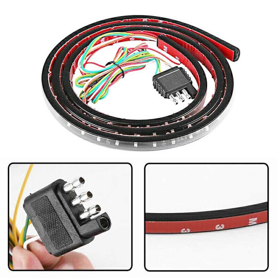 LED Light Tailgate Bar Brake Strip Turn Reverse Signal For Chevy GMC ...