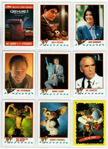 Gremlins II lot of 58 different trading cards and 1 sticker by Topps | eBay