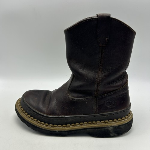 Georgia Giant Boots 3 M Youth Wellington Brown Waterproof Leather ...