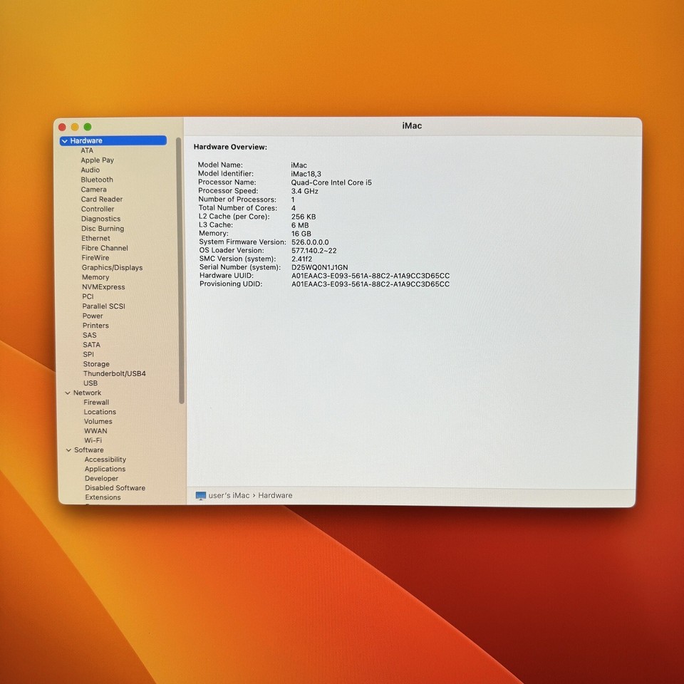 Apple iMac 27" 5K Retina 2017| i5 3.4GHz | 16GB RAM | Radeon Pro 570 ...
