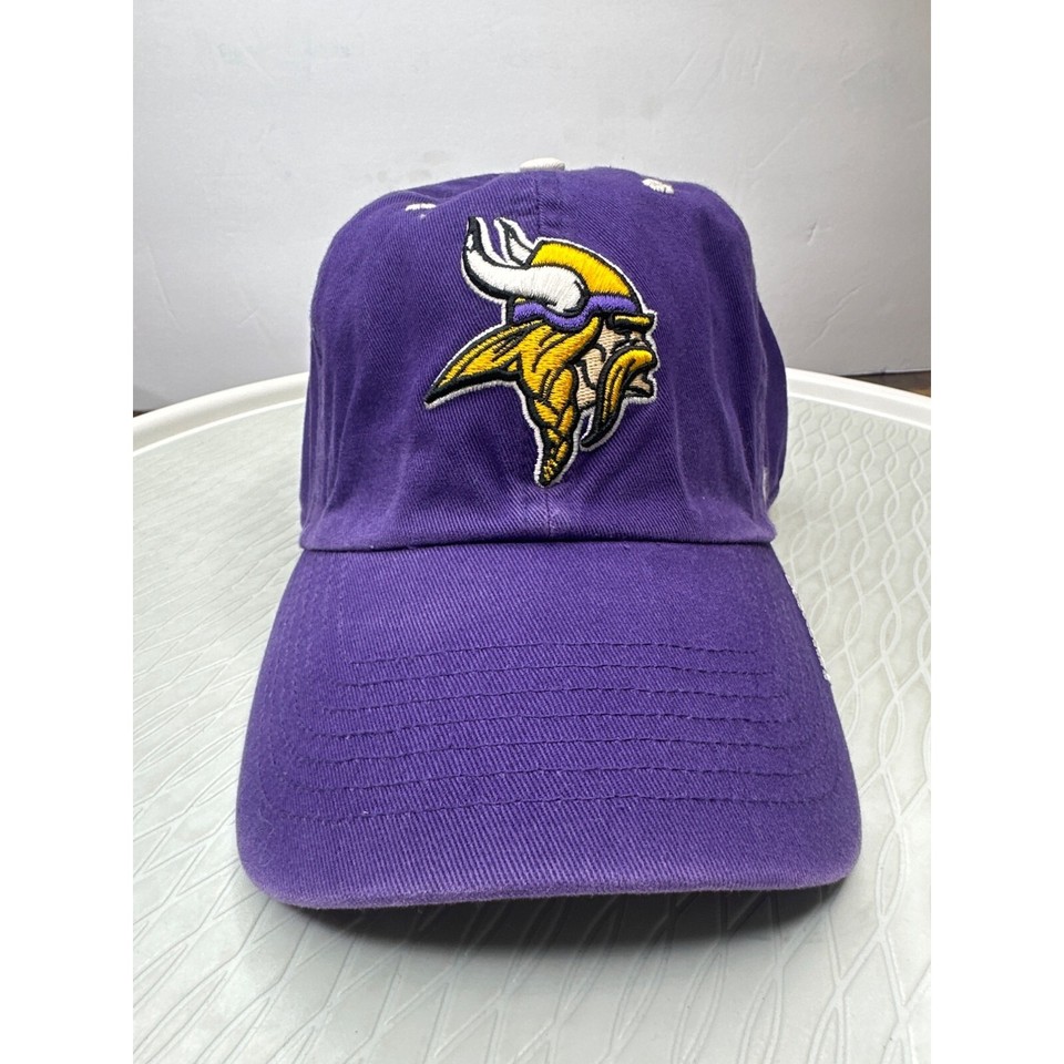 47 Brand Minnesota Vikings Baseball Cap Mens OSFA Adjustable Purple ...