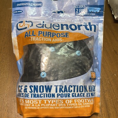 DueNorth Oversized Ice Snow Traction Aids Over Shoe Boots Sz 13.5-15 ...
