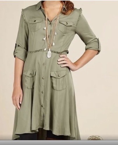 Matilda Jane Western Style Button Front Dress Size Medium | eBay