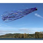 HOLOGRAPHIC MYLAR WINDSOCK RAINBOW PURPLE/SILVER ITB9056 DECORATIVE OR ...