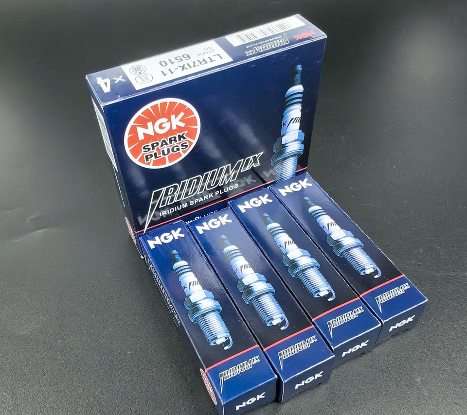 SET 4Pcs LTR7IX11 Iridium IX Spark Plugs for NGK 6510 LTR7IX-11 US Free ...