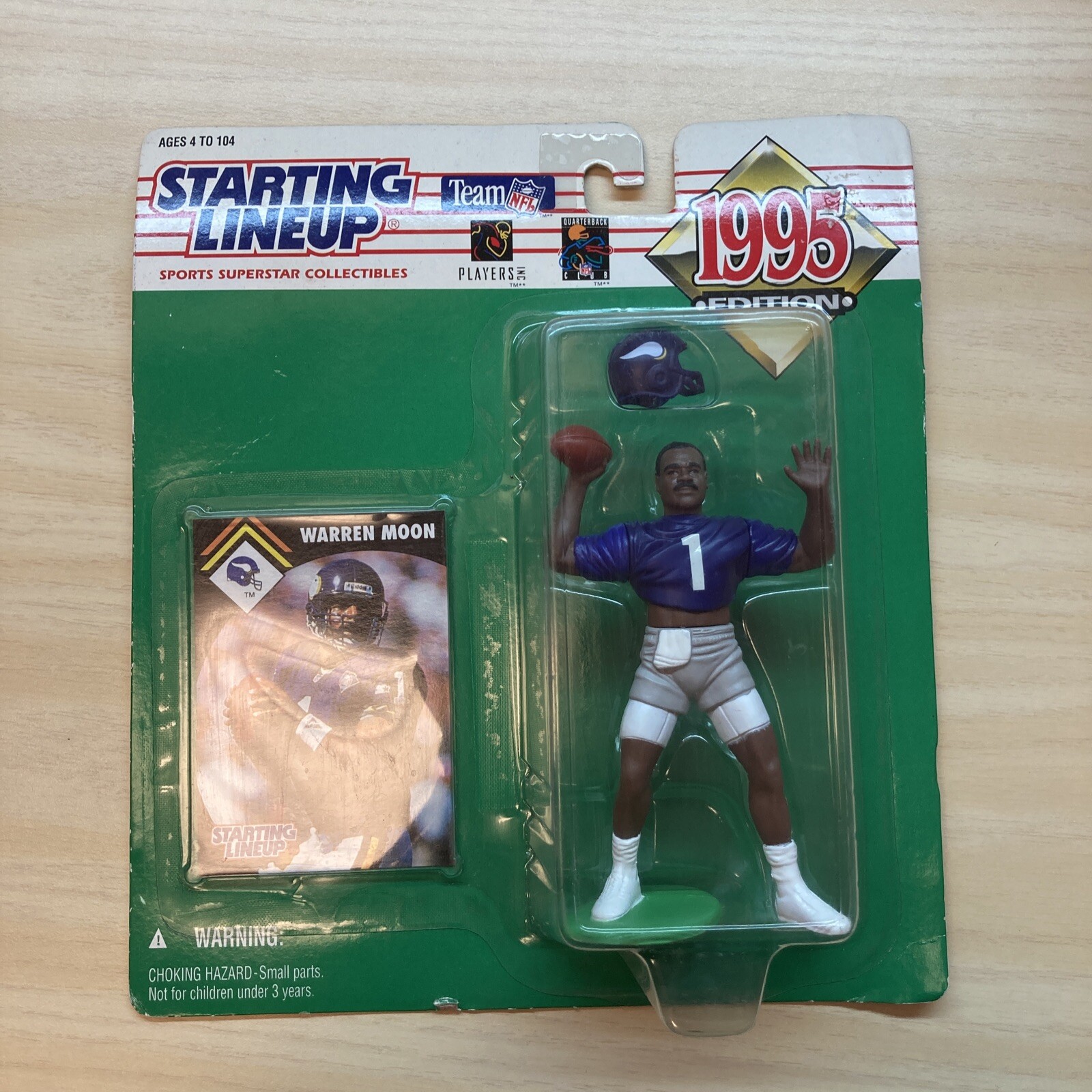 Kenner 1995 Edition Starting Lineup Warren Moon Minnesota Vikings for ...