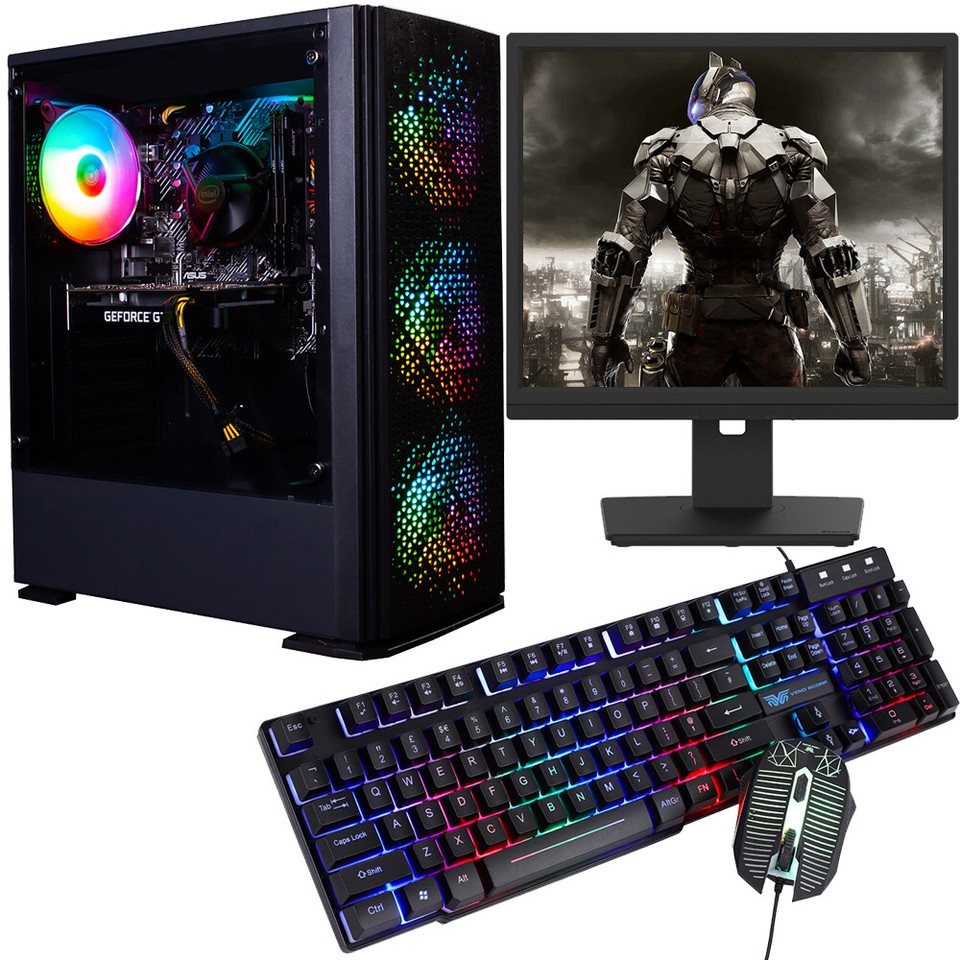 Gaming PC Bundle 22" Core i5 256GB SSD + 500GB 16GB RAM GTX750 2GB ...