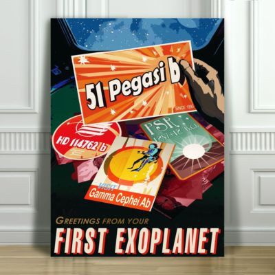 COOL NASA TRAVEL CANVAS ART PRINT POSTER - 51 Pegasi B - Space Travel ...