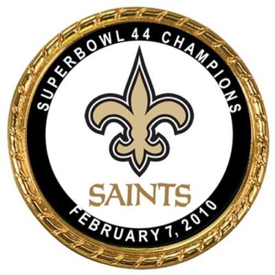 Tribute Coin New Orleans Saints Super Bowl 44 XLIV Championship | eBay