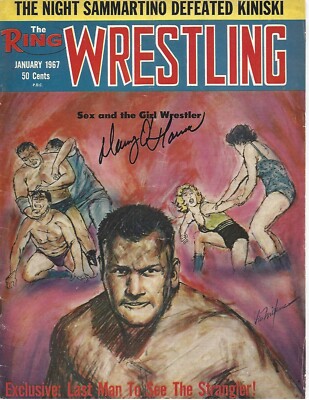 JANUARY 1967 THE RING WRESTLING MAGAZINE SAMMARTINO KINISKI STRANGLER ...