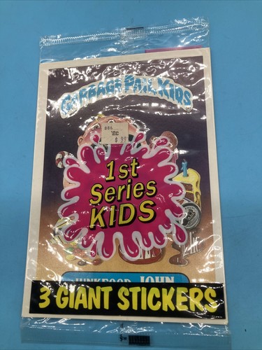 Garbage Pail Kids Junkfood John Giant Stickers New | eBay
