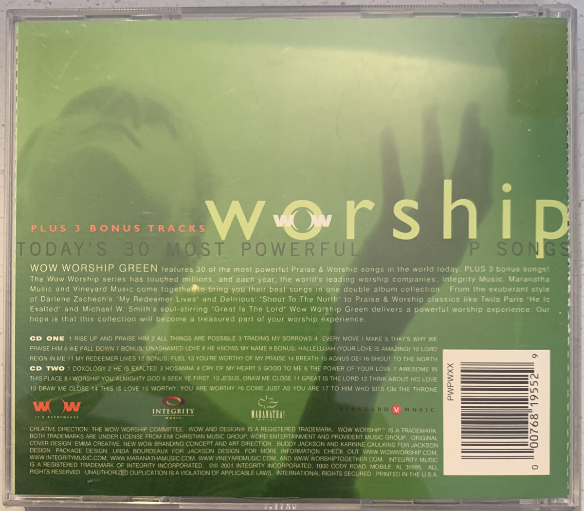 WOW Worship Green - - EACH CD $2 BUY AT LEAST 4 2001-03-20 - | eBay