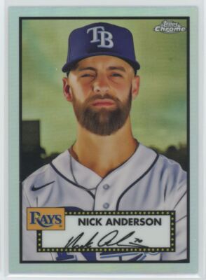 2021 Topps Chrome Platinum Anniversary Refractor Nick Anderson Rays ...