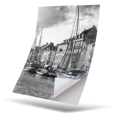 1 x Vinyl Sticker A4 - BW - Copenhagen City Denmark City #42732 | eBay UK