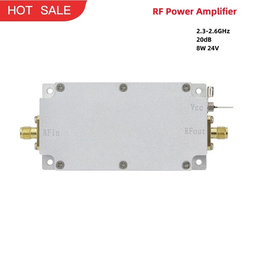 2.3-2.6GHz RF Power Amplifier Module 8W 24V with SMA Female Connector ...