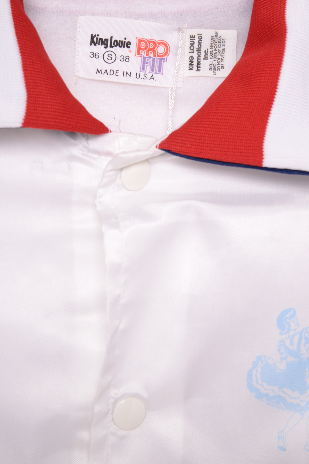 1970s Dancing Don Satin Bomber Jacket 45774 - Gem