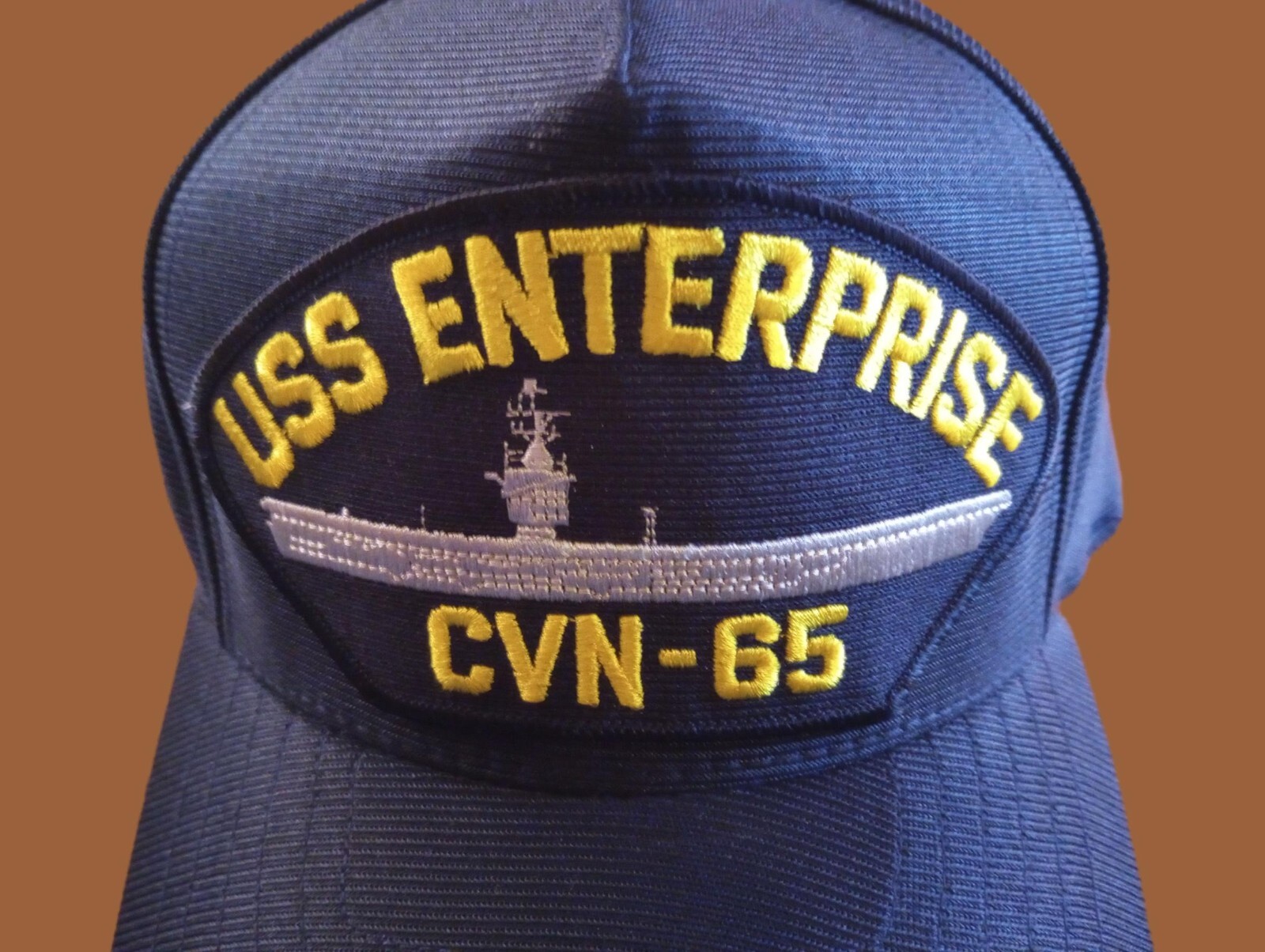 USS ENTERPRISE CVN-65 NAVY SHIP HAT U.S MILITARY OFFICIAL BALL CAP U.S ...