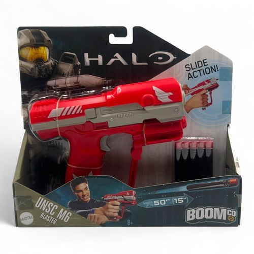 Halo UNSC M6 Red Blaster [Pistol] w/ 5 Darts [BOOMco] - 2015 Mattel ...