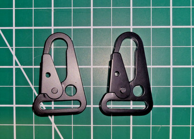 2 PC - HK Style Snap Hook Metal Sling Clip 1 in Sling For 1" 25mm ...