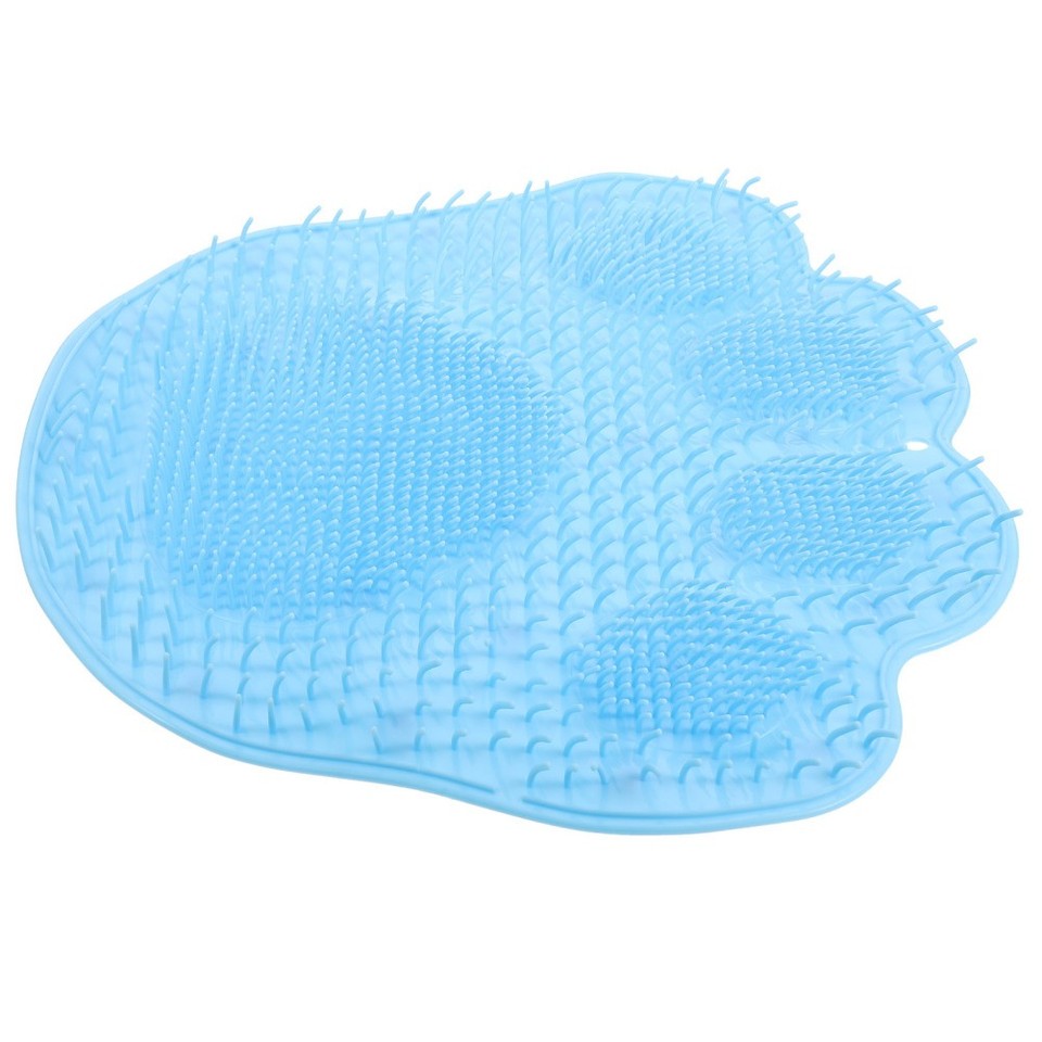 Non-slip Bath Mat Anti-skid Foot Massage Scrubber with Suction Cup ...