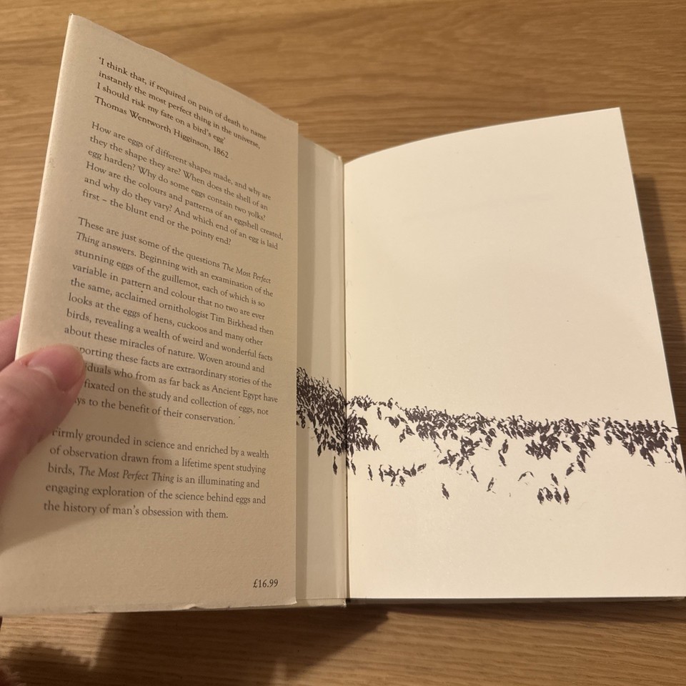 The Most Perfect Thing: Inside and Outside A Bird’s Egg Tim Birkhead (Hardback) | eBay UK
