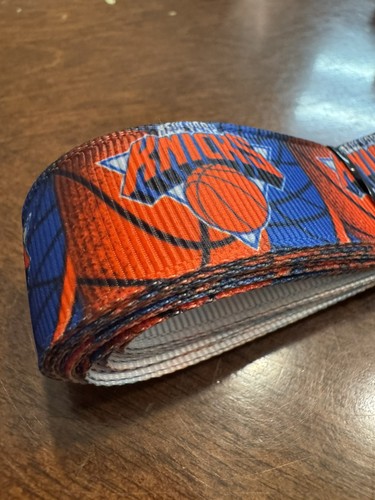 5 YDS New York Knicks Basketball 7/8" Grosgrain Ribbon NBA Bows Crafts ...
