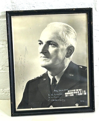 1952 US Army Major General Framed & Signed Photo | eBay
