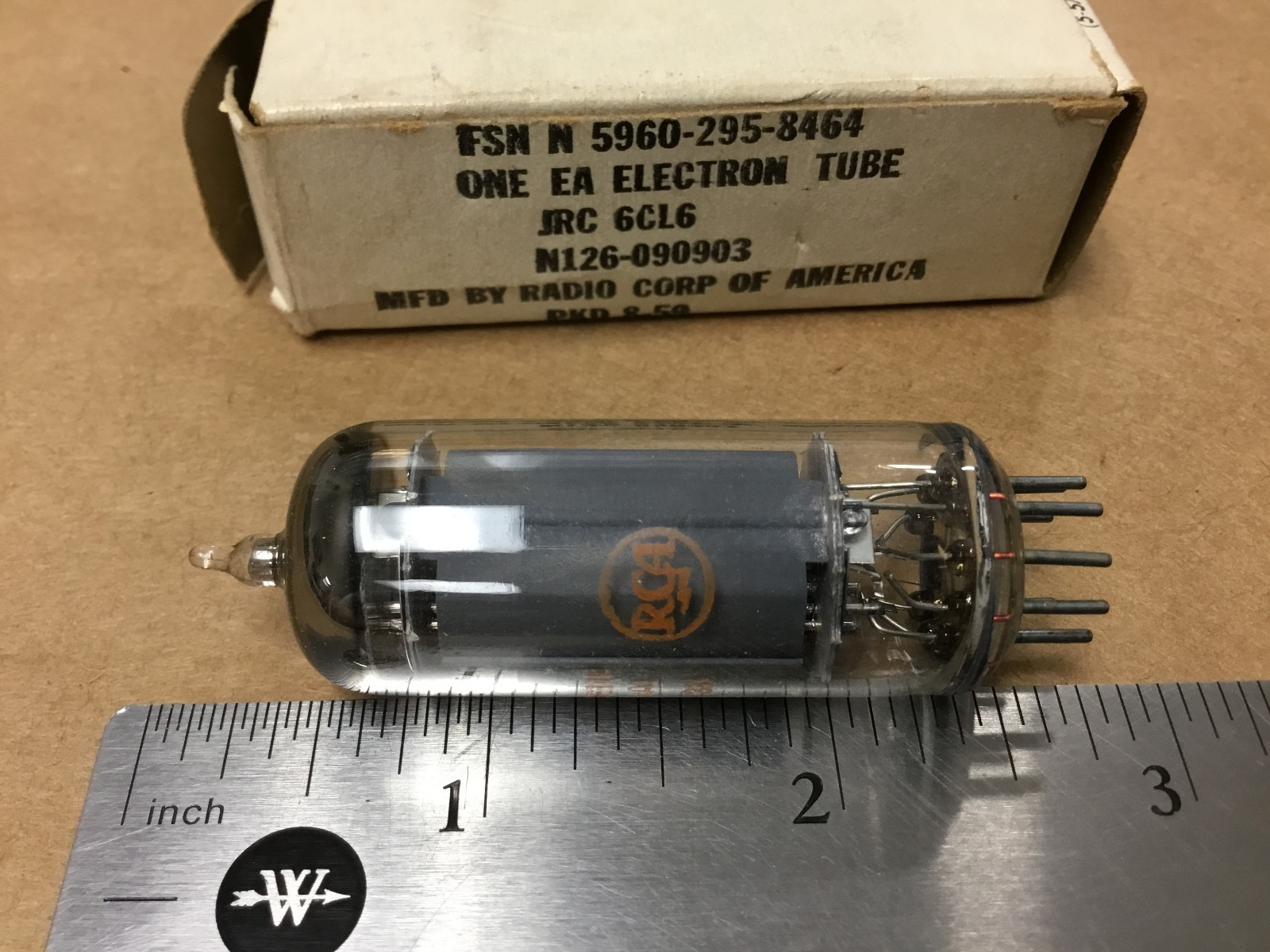 1 PC RCA JRC 6CL6 ELECTRON TUBE N126-090903 | eBay