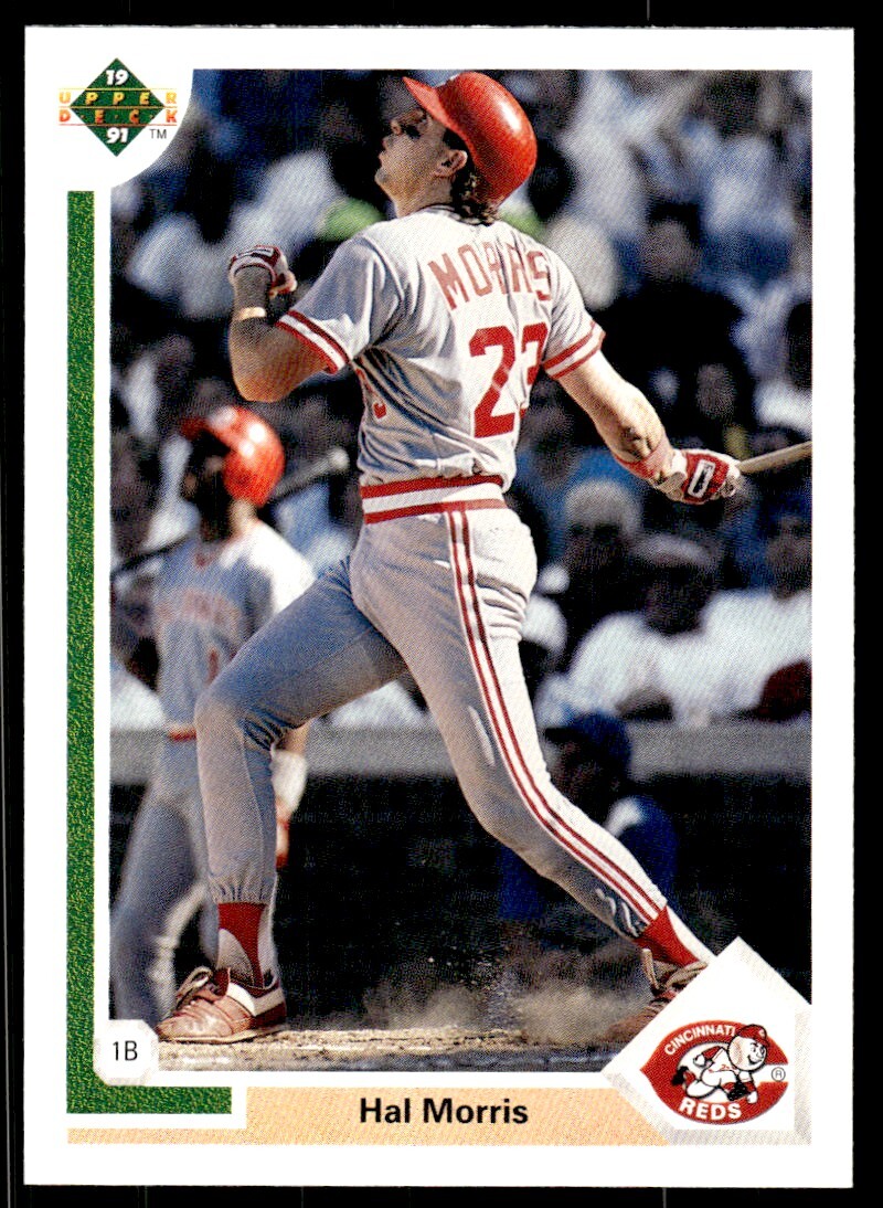 1991 Upper Deck Baseball Card Hal Morris Cincinnati Reds #351 | eBay