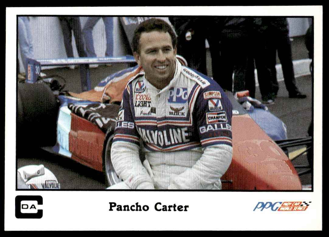 1986-87 CDA PPG Indy Car Pancho Carter #9 | eBay