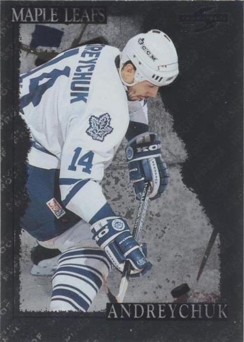 1995-96 Score - Dave Andreychuk #109 Artist's Proof Black Ice for sale ...