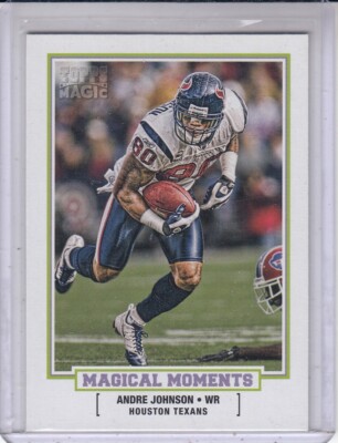 ANDRE JOHNSON 2010 Topps Magic Magical Moments #MM1 Texans | eBay