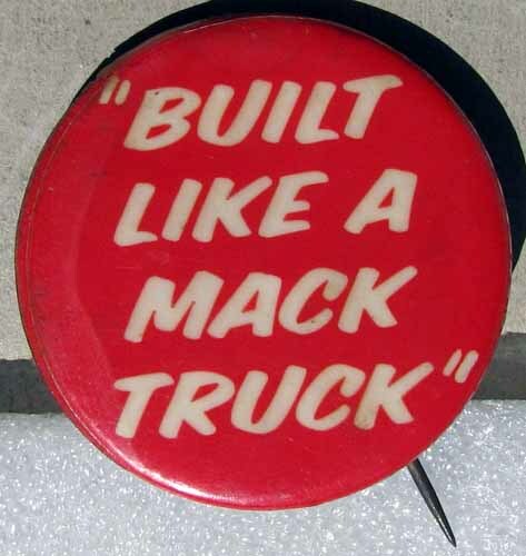 RARE EARLY MACK TRUCK ADVERTISING PINBACK BUTTON NICE L@@K #H587 | eBay