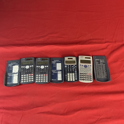 3 Casio And 1 Texas Instrument Calculator All Working | eBay