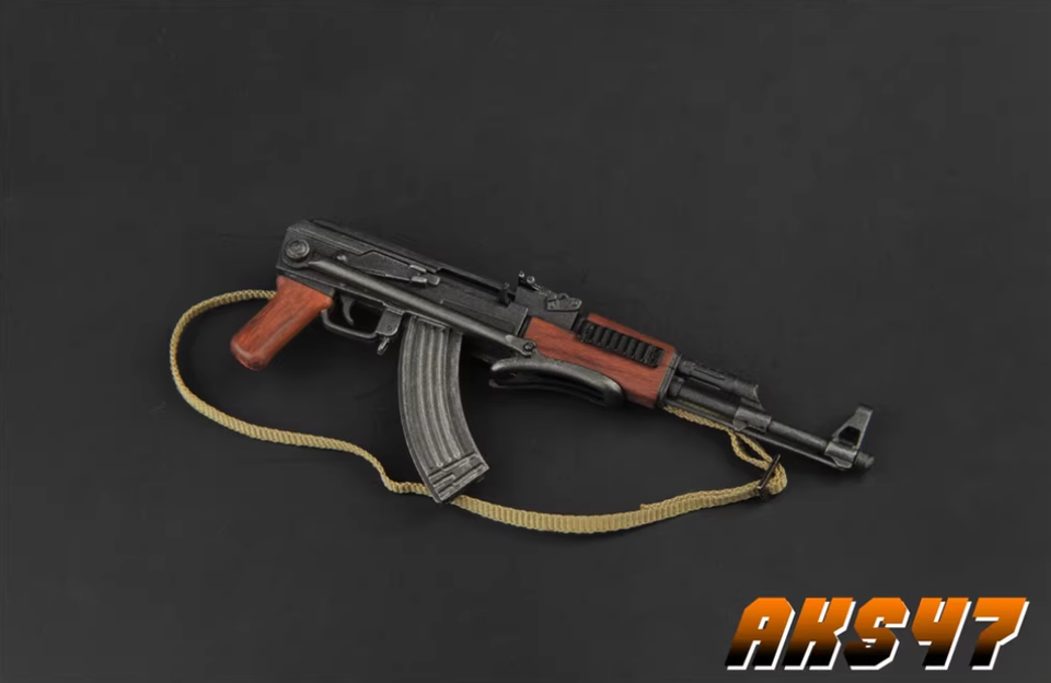 1/6 Assault Rifle Set Weapon Gun Model for 12" Hot Toys Soldier Figure ...