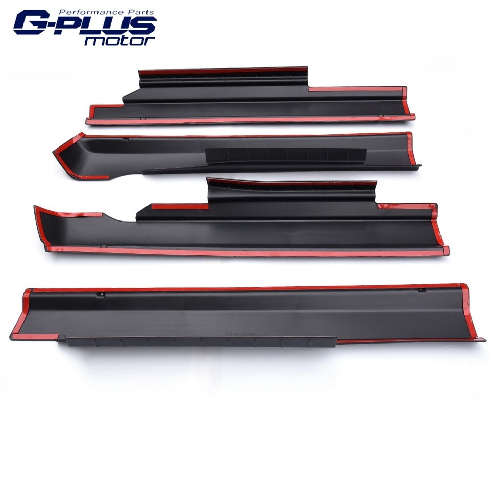 Fit For 2009-2018 Dodge Ram Cab Rocker Panel Protector Guard Cover Trim ...