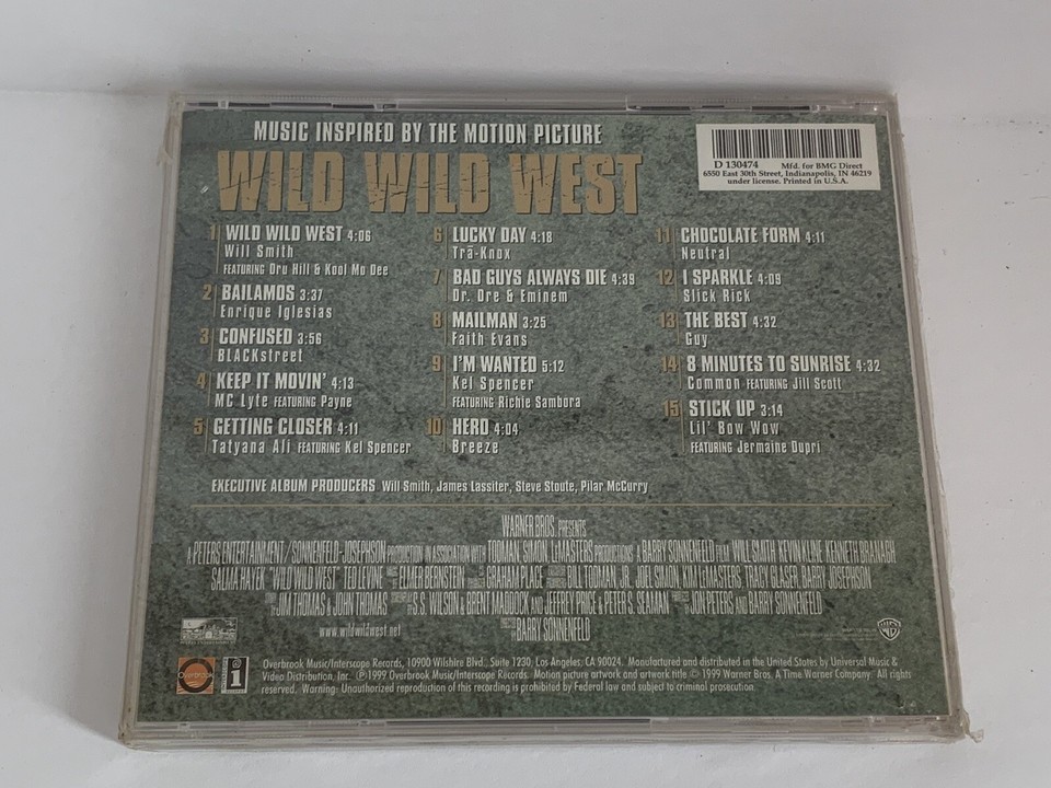 Wild Wild West Soundtrack by Various Artists CD NEW Music | eBay