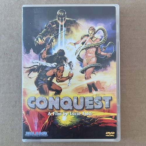 Conquest DVD Fantasy Horror Action Jorge Rivero Lucio Fulci Blue ...