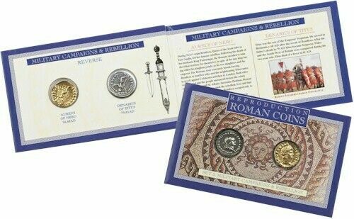 Reproduction Roman Coin Set 3 - Military Campaigns & Rebellion | eBay